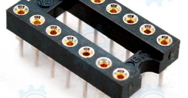 DIP IC Socket 14-Pins ( Hirel )