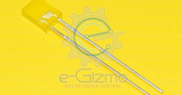 Yellow LED Square Type 4.75mm x 7.55mm