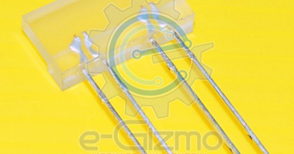 Yellow LED Square Dual 7.79mm x 14.9mm