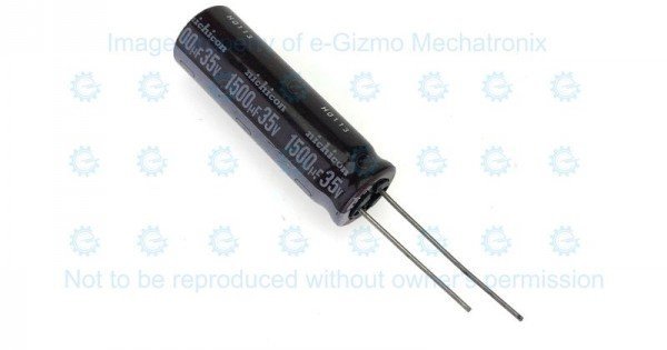Nichicon 1500uF 35V PL(M) Extremely Low ESR High Reliability Capacitor