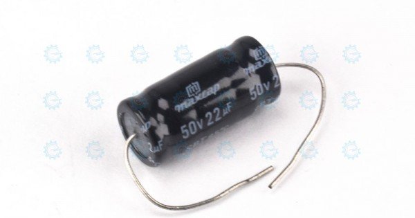 Maxcap Bipolar Audio Capacitor SBT 22uF 50WV Axial ( Non Polarized )