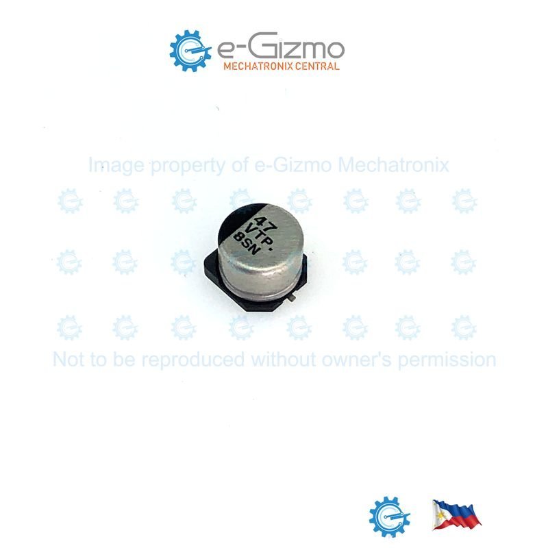 Panasonic 47uF 35V 125C SMD Electrolytic Capacitor Automotive Low ESR ...