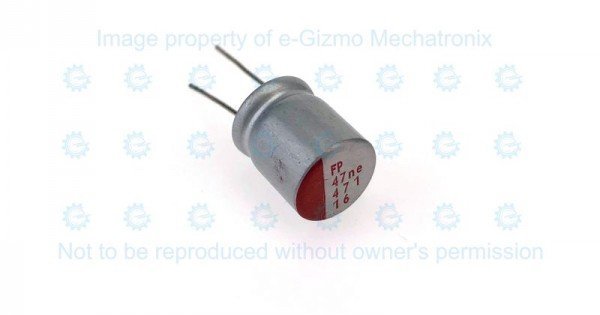 Nichicon 470uF16V 105C Conductive Polymer Solid Capacitor FPCAP RNU Series