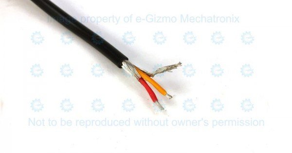 UL 2547 Style 2-core AWG22 Shielded Cable (Per meter) UL Listed