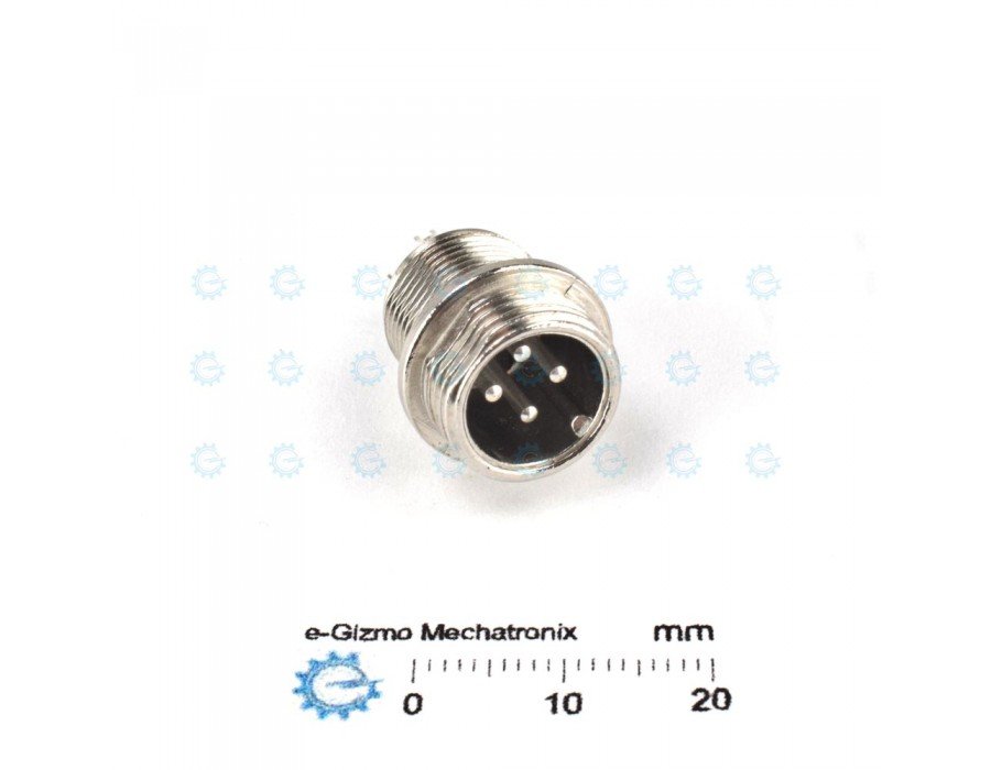 GX12-4P Circular Connector Aviation 4 pole M/F