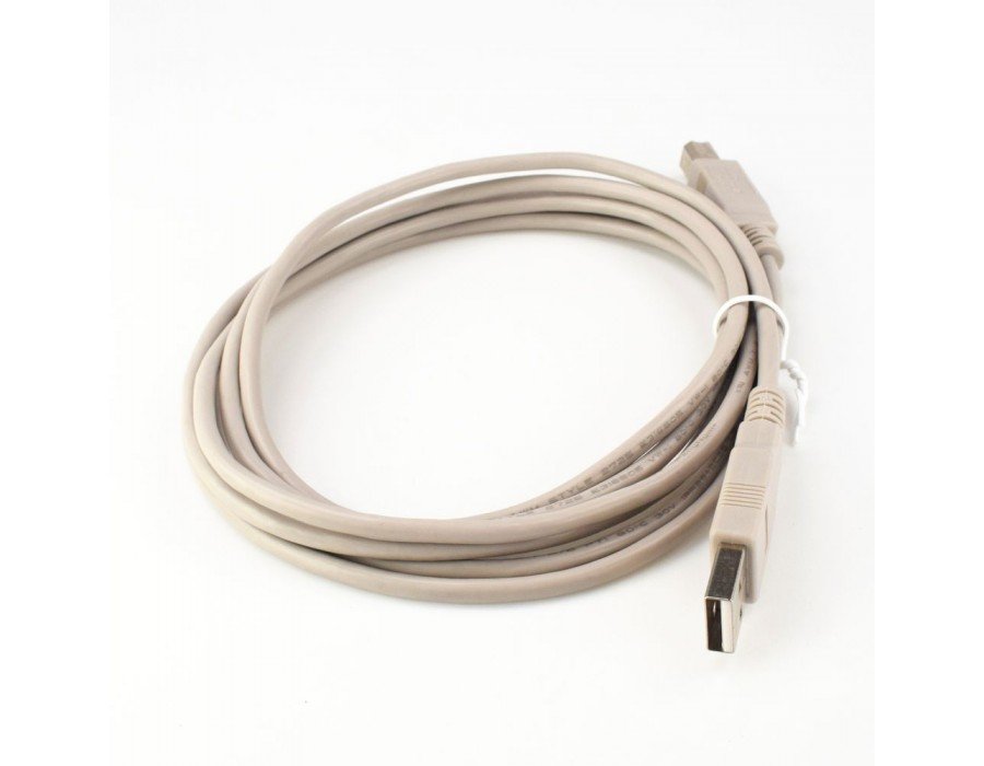 USB Cable Type A to B 2.23M Beige for Printer and Arduino