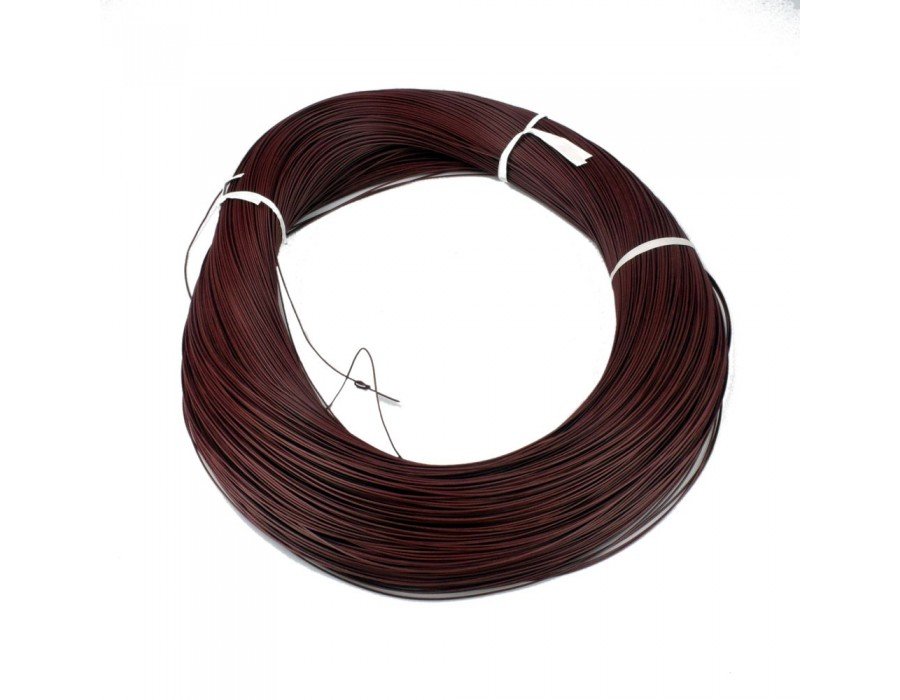 Hook up wire AWG26 Tinned Stranded Brown (per Meter)