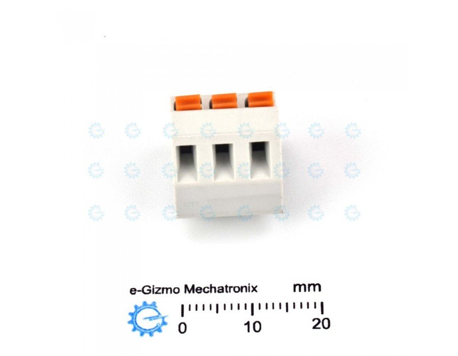 CTL 3-pole Screwless Terminal PC Solderable 10A
