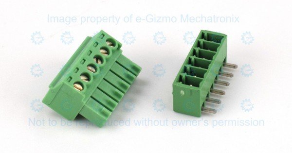 Plugabble PCB Screw Terminal MC1,5/6-ST-3,5 M/F 6 poles 8A 3.5mm Pitch