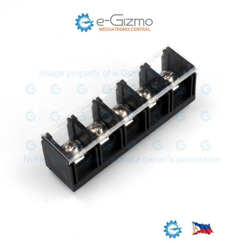 Dinkle PCB Barrier Screw Terminal Block 5-way 40A 13mm pitch DT-7