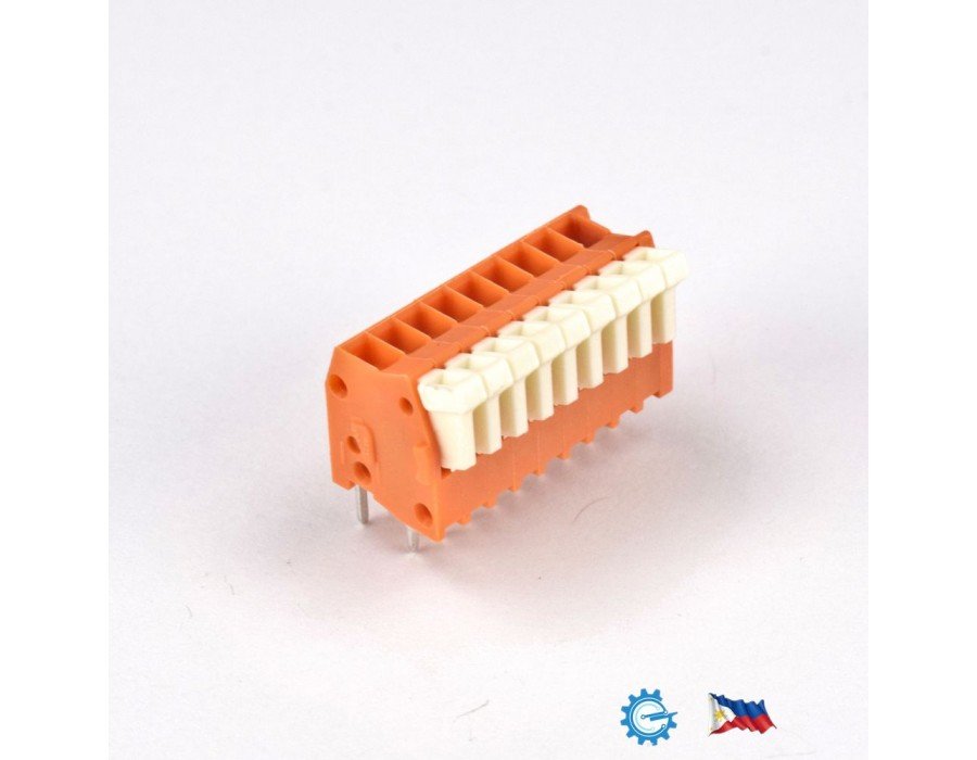 Terminal Block 9 Way 18 Pins Push Release Type