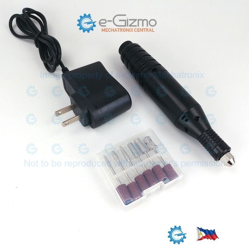 Mini Grinder set Adjustable Speed 12VDC with Accessories (No Drill ...
