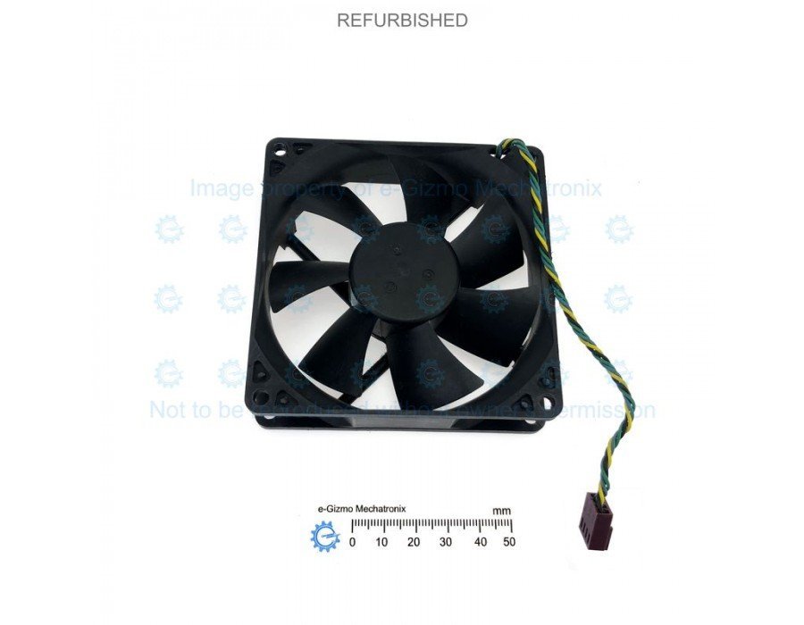 Foxconn 92x92mm 12VDC 0.4A 3300RPM Fan 4-wires Speed Out & PWM In ...