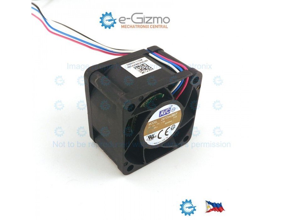 AVC DBTD0428B2F 40mm 12V Server Axial Fan 4-wire PWM Speed Control ...