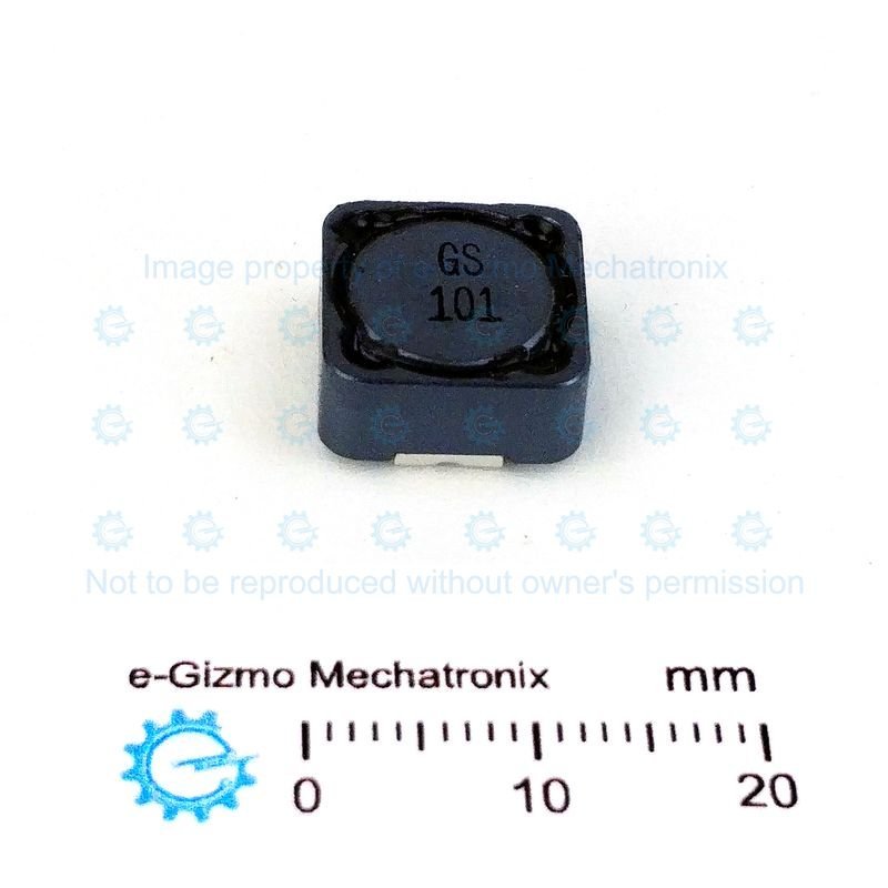 100uH 1.3A SMD Power Inductor Magnetically Shielded GSRH125-101M