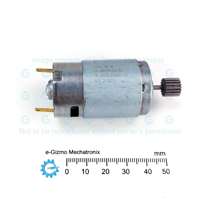 LODA 6-16.2VDC 50W 11600rpm High Torque DC Motor LD-2847RCD2-50 with ...