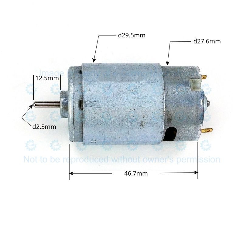 LODA 6-16.2VDC 50W 11600rpm High Torque DC Motor LD-2847RCD2-50 with ...