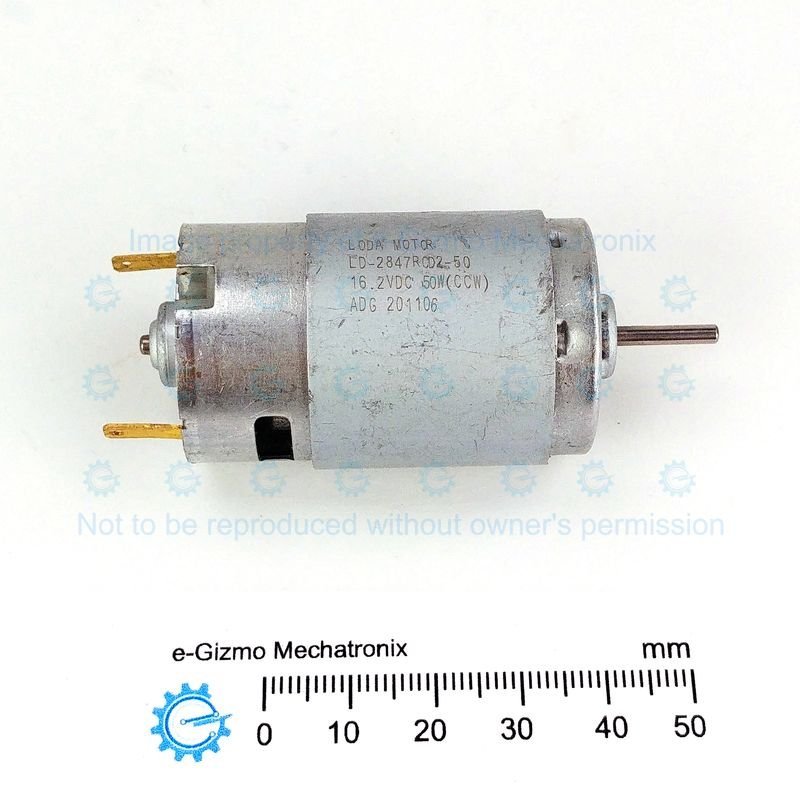LODA 6-16.2VDC 50W 11600rpm High Torque DC Motor LD-2847RCD2-50 with ...