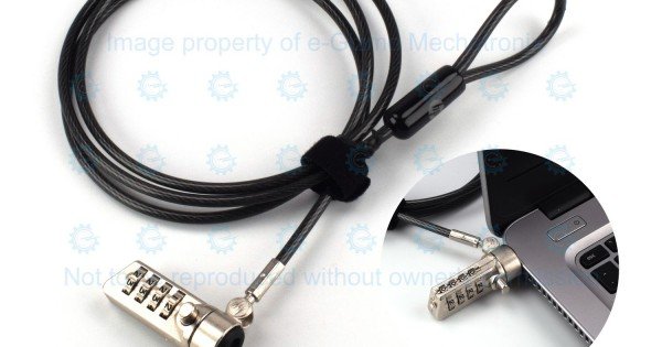 HP Essential Cable Lock for Laptops Combination Lock 1.22M T0Y16AA [USED]