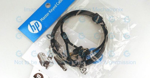 HP Master Keyed Cable Lock 10mm 1.83M T1A63AA