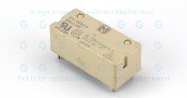 Matsushita ST2-DC5V-F 5V 8A 250VAC Power Relay DPNO UL CSA VDE