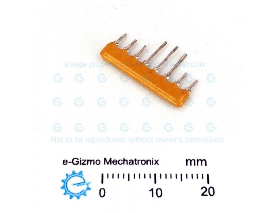 Thick Film Resistor Network 4x 47K 8pins Isolated