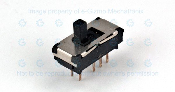 Hosiden 2P3T Miniature Slide Switch 3-position HSW1031-01-410