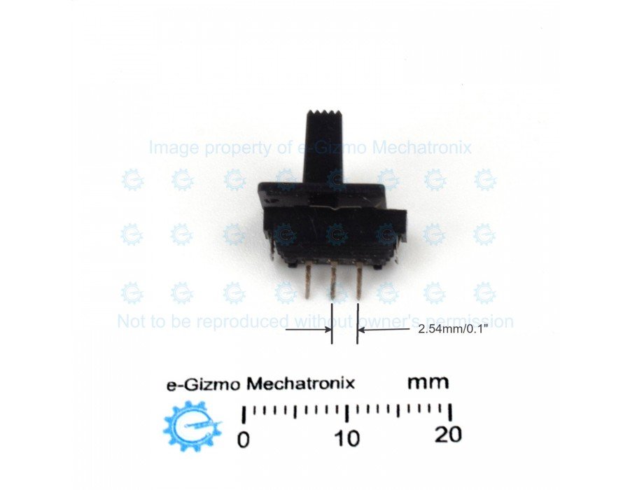 Hosiden 1P2T Miniature Slide Switch SPST 902 with Switch Cap