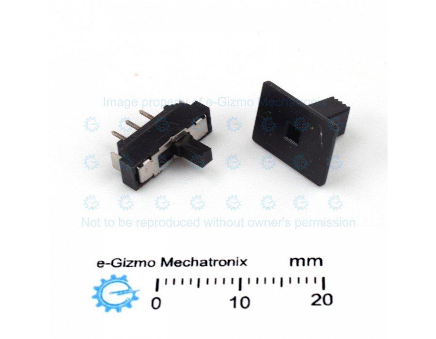 Hosiden 1P2T Miniature Slide Switch SPST 902 with Switch Cap