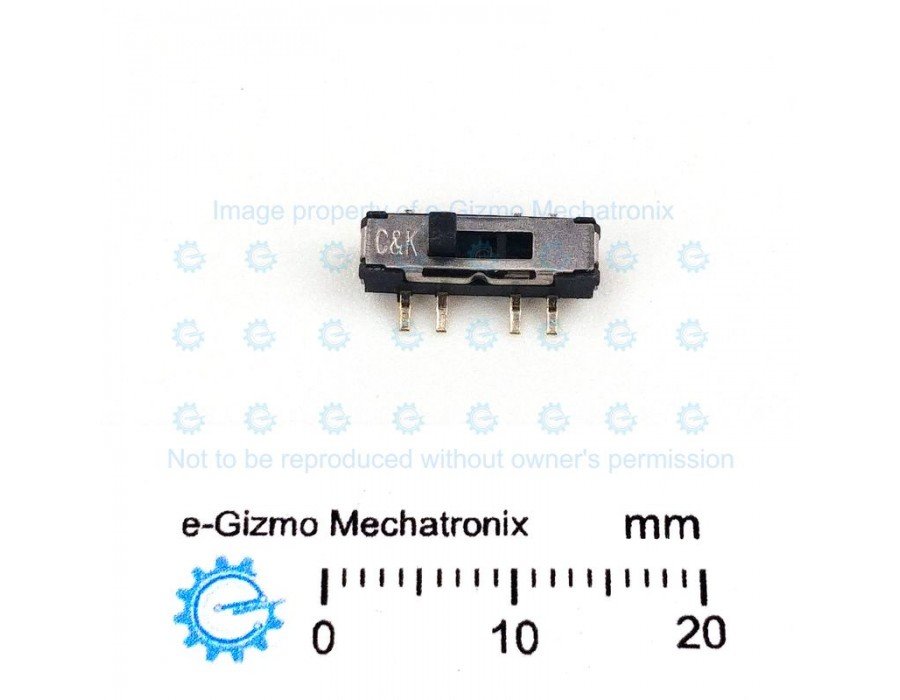 C&K DP3T Slide Switch JS203011SCQN