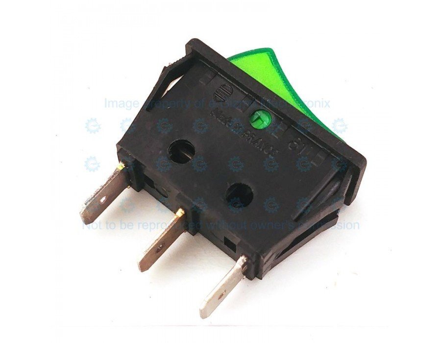 Rocker Seesaw Switch 16A 250VAC SPST with Neon Illumination