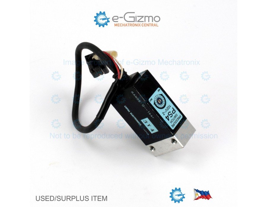 Copal Adjustable Vacuum Switch with Analog Output -1Bar PS4-102V-Z [USED]