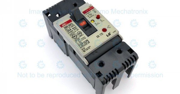 LS 2-Poles 20A 220VAC Industrial Circuit Breaker Residual Earth Leakage