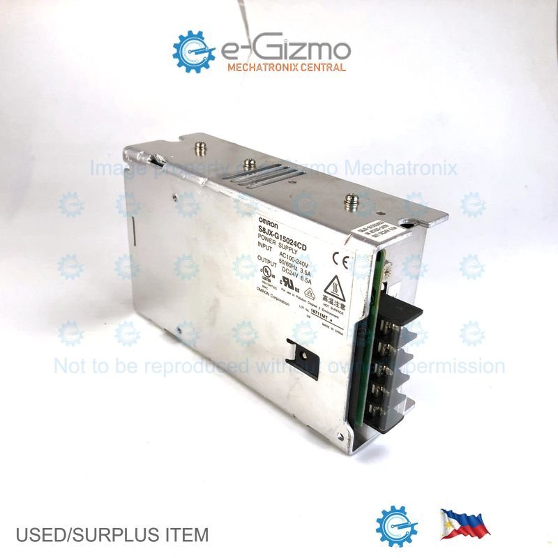 OMRON 110V-220VAC 24V 6.5A Industrial Power Supply UL [Surplus]