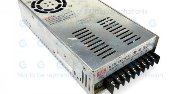 Mean Well NES-350-24 110V-220VAC 24V 14.6A Industrial Power Supply UL ...