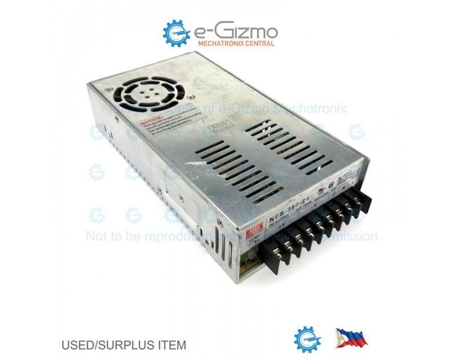 Mean Well NES-350-24 110V-220VAC 24V 14.6A Industrial Power Supply UL ...