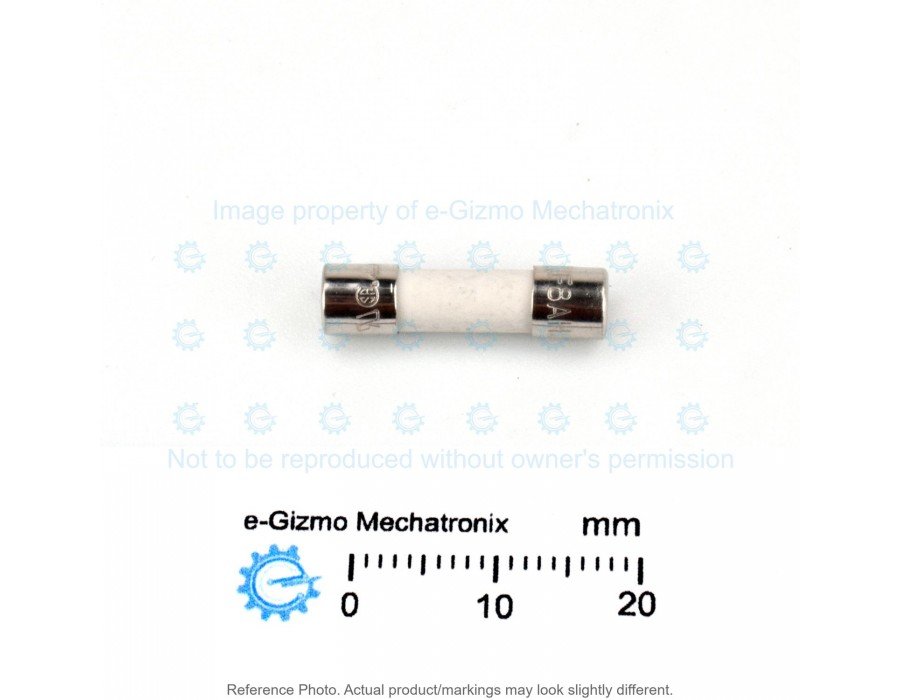 Littelfuse 8A 250V d5x20 Cartridge Fuse Ceramic Tube Fast Acting ...